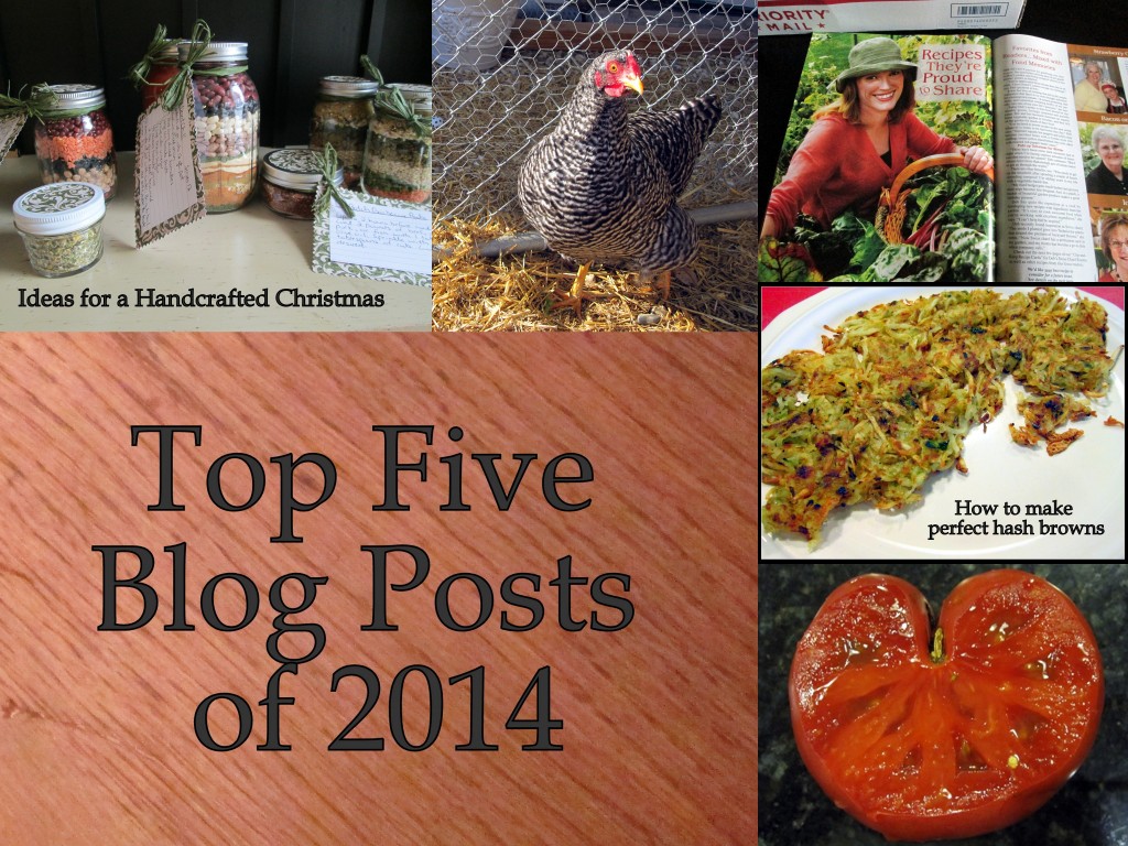 Top Five Blog Posts of 2014 - Counting My ChickensCounting My Chickens